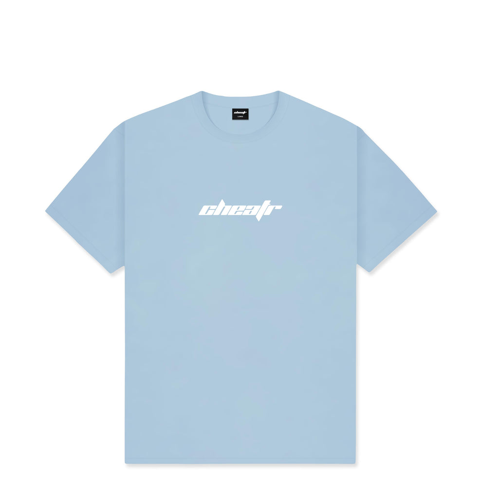 Logo Tee, Sky Blue – CHEATR