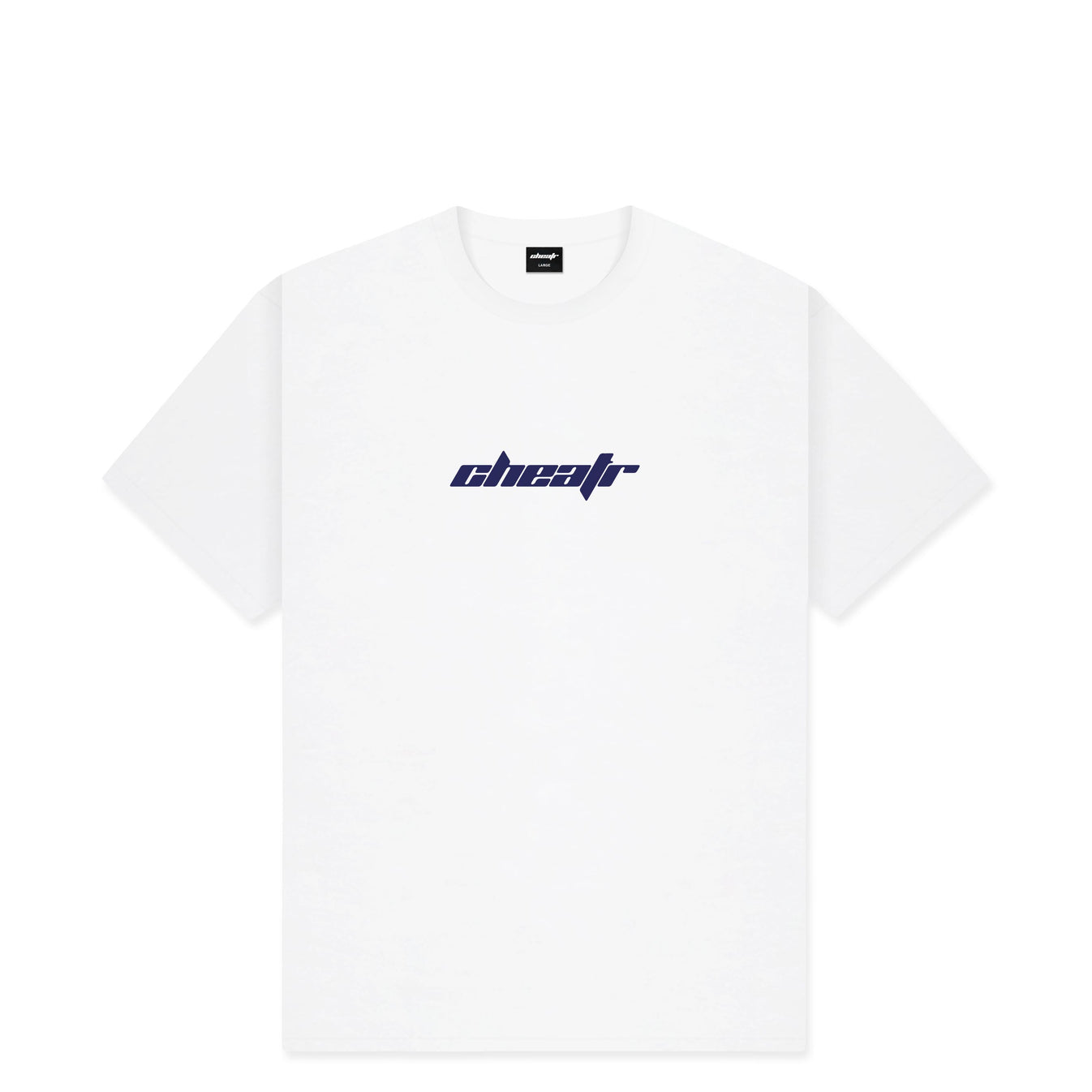 Logo Tee, White – CHEATR